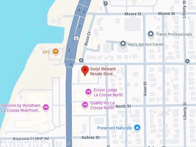 16. good steward resale shop map