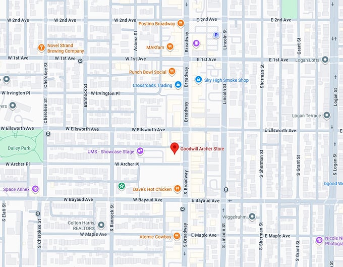 16. goodwill archer store (21 s broadway) map