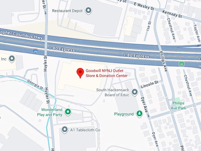16. goodwill nynj outlet store & donation center map