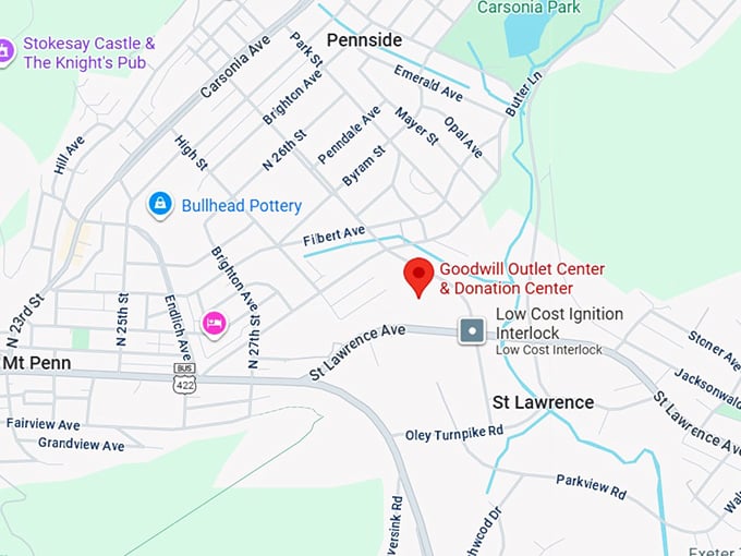 16. goodwill outlet center & donation center map