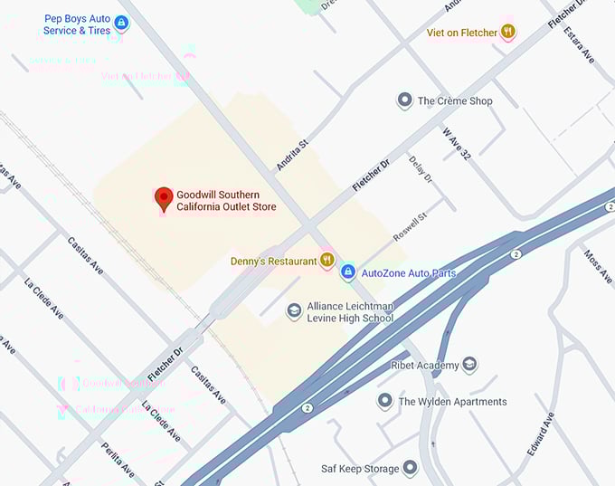 16. goodwill southern california outlet store map