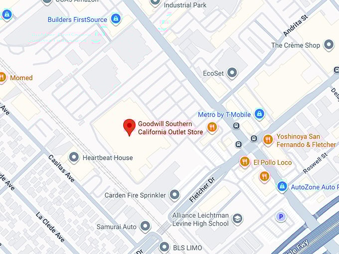 16. goodwill southern california outlet store map