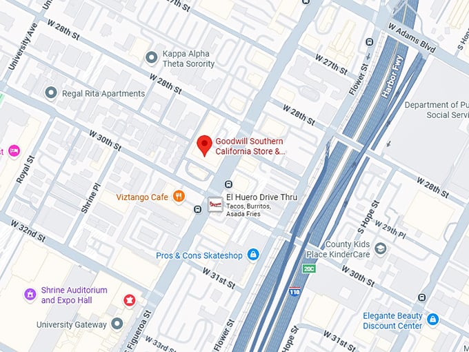 16. goodwill southern california store & donation center (2823 s figueroa st) map