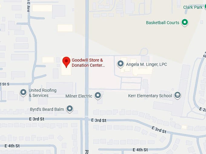 16. goodwill store & donation center (garnett road) map