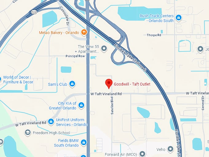 16. goodwill taft outlet map