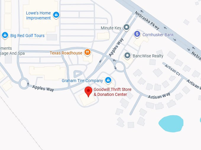 16. goodwill thrift store & donation center (6300 apples way) map