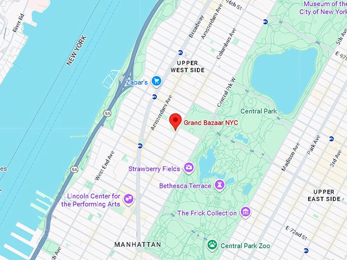16. grand bazaar nyc map