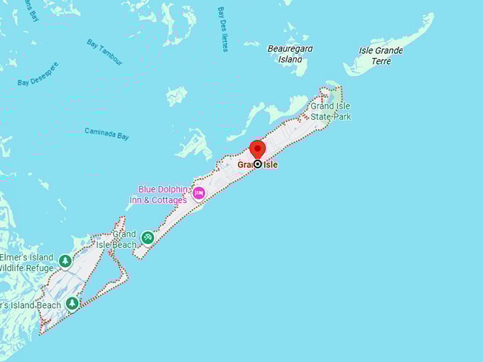 16. grand isle map