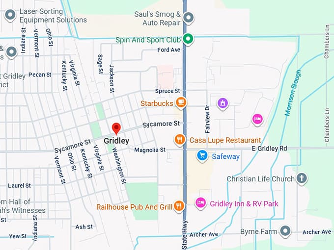 16. gridley map