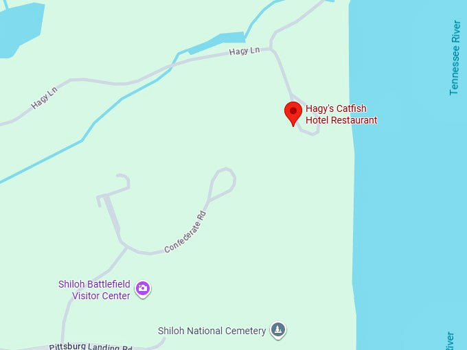 16. hagy's catfish hotel restaurant map