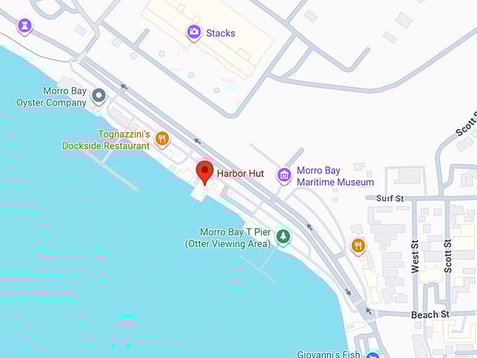 16. harbor hut map