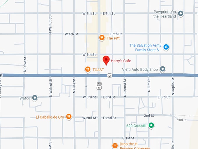 16. harry’s café map