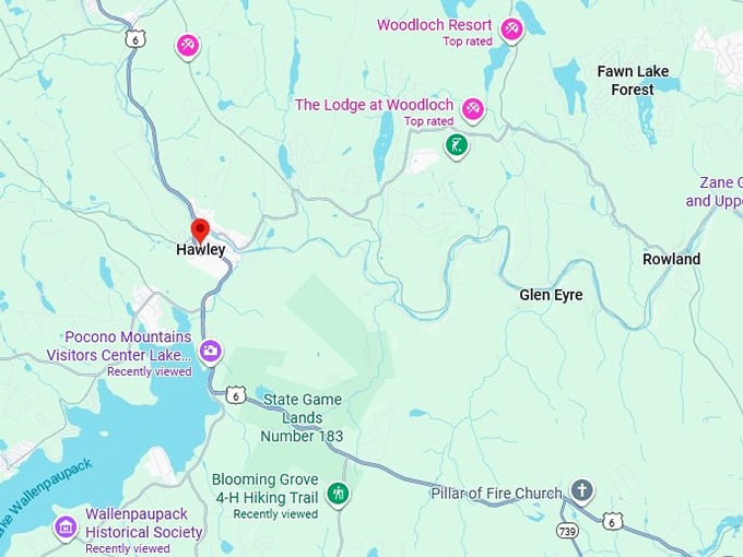 16. hawley map