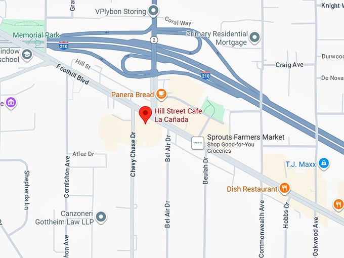 16. hill street cafe la cañada map