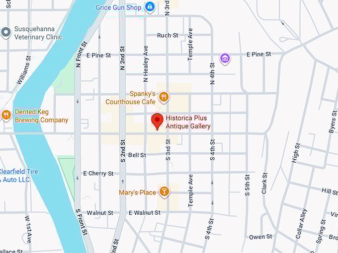 16. historica plus antique gallery map