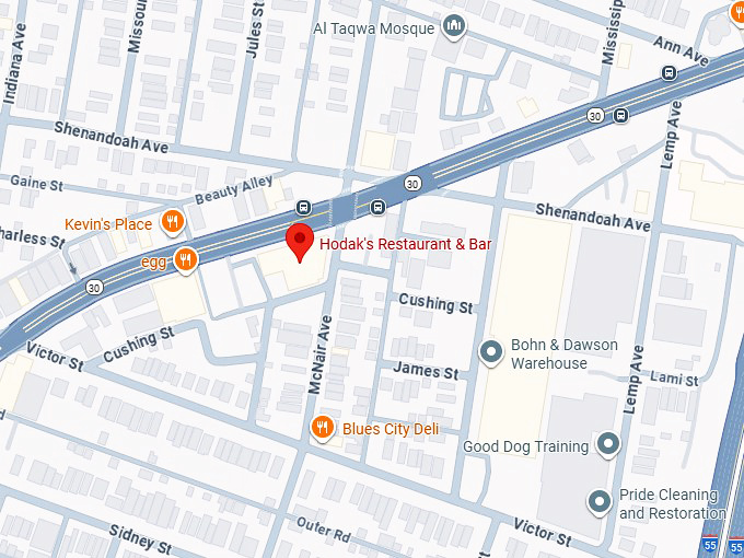 16. hodak's bar & restaurant map