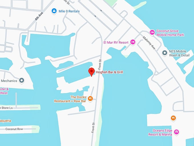 16. hogfish bar & grill map