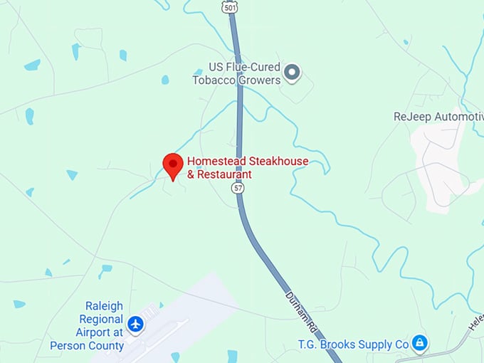 16. homestead steakhouse & restaurant map