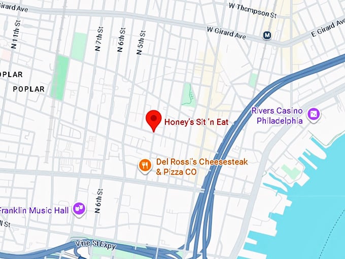 16. honey’s sit ’n eat map