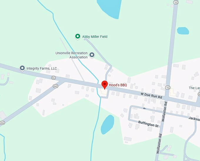 16. hood's bbq map
