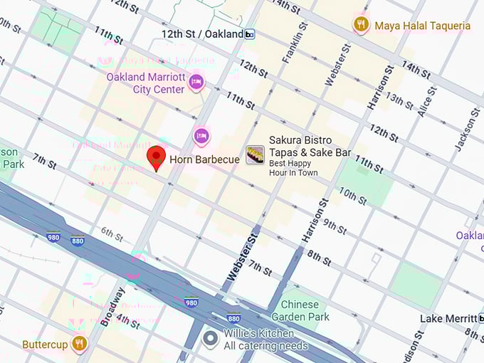 16. horn barbecue map