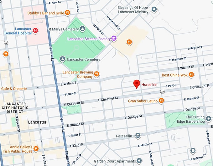 16. horse inn map