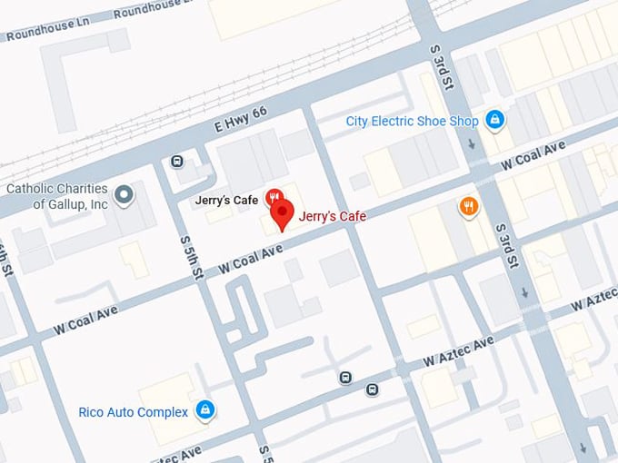 16. jerry’s café map