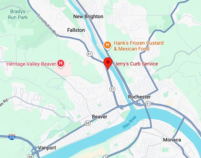 16. jerry's curb service map