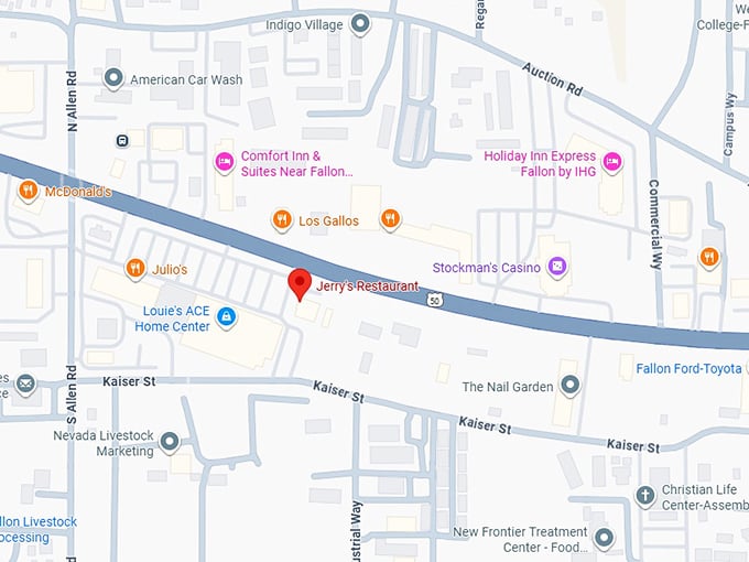 16. jerry’s restaurant map