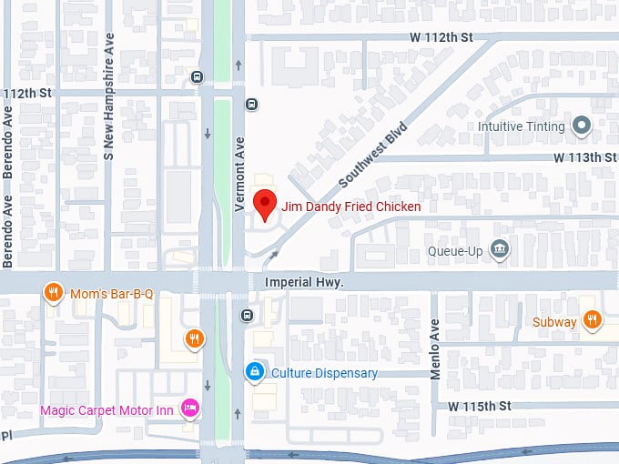 16. jim dandy fried chicken map