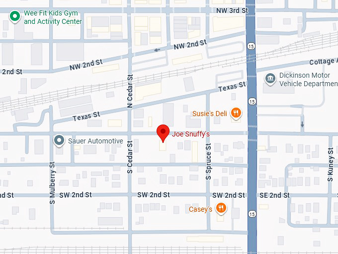 16. joe snuffy's map