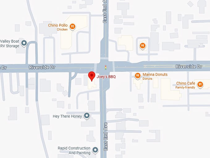 16. joey's bbq map