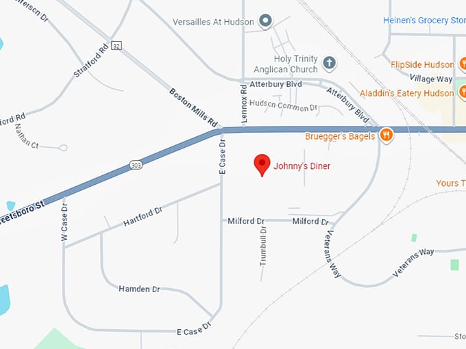 16. johnny’s diner map