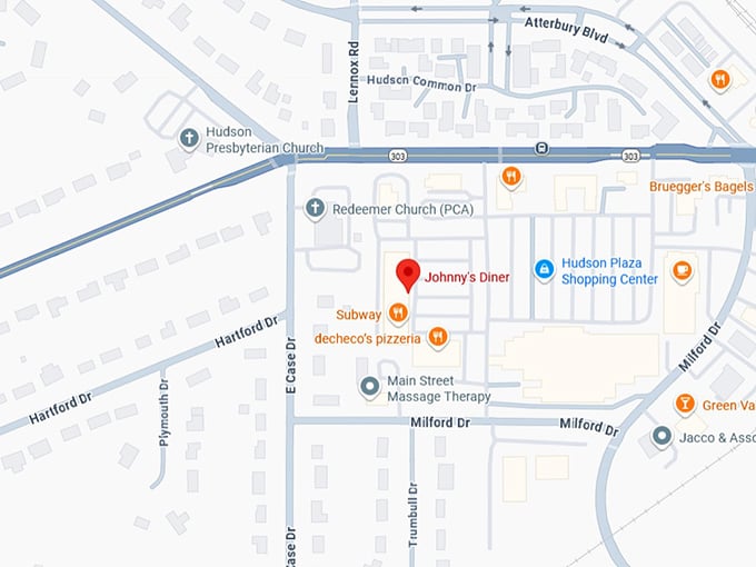 16. johnny’s diner map