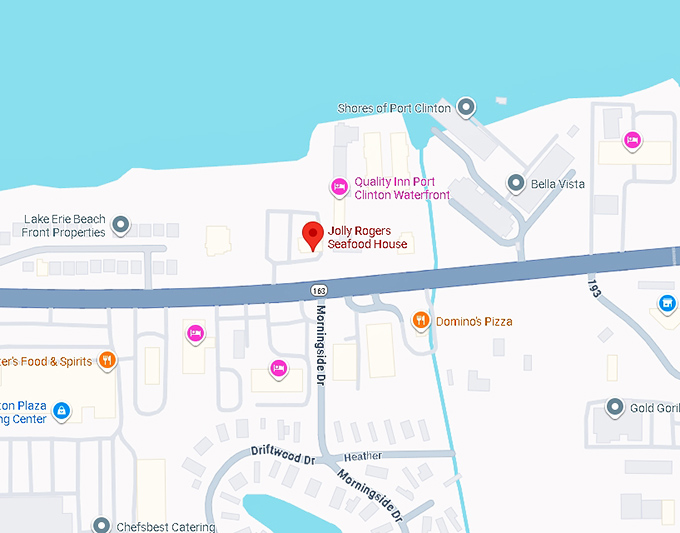 16. jolly rogers seafood house map