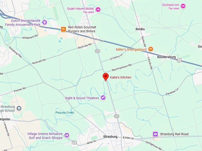 16. katie’s kitchen map