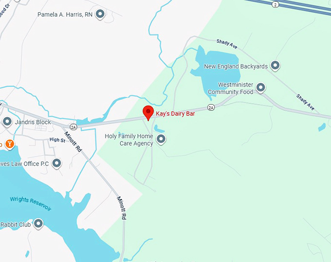 16. kay's dairy bar map