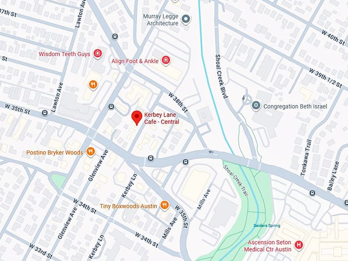 16. kerbey lane cafe central map