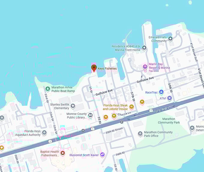 keys fisheries map