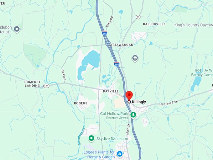 16. killingly, ct map