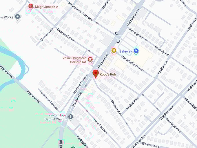 16. koco's pub map