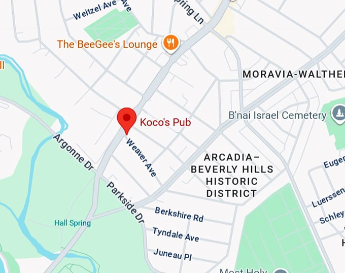 16. koco's pub map