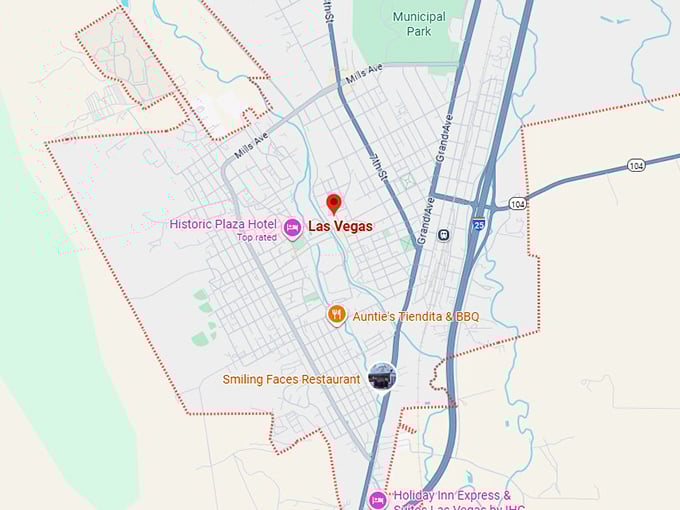 16. las vegas, nm map