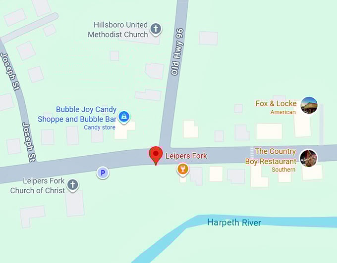 16. leiper’s fork map