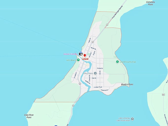 16. leland map