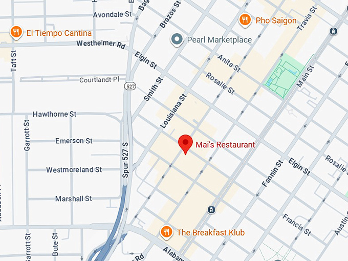 16. mai's restaurant map