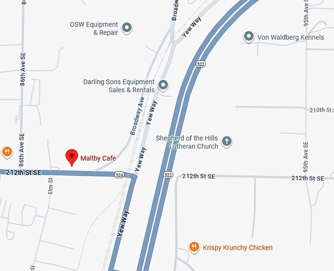 16. maltby cafe map
