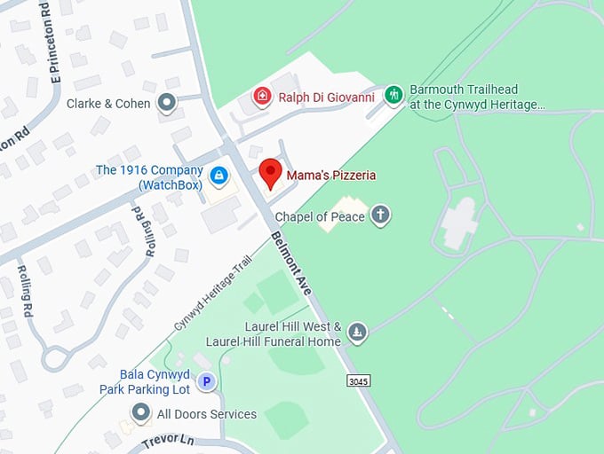 mama's pizzeria map