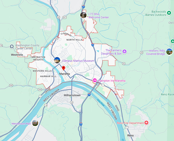 16. marietta map