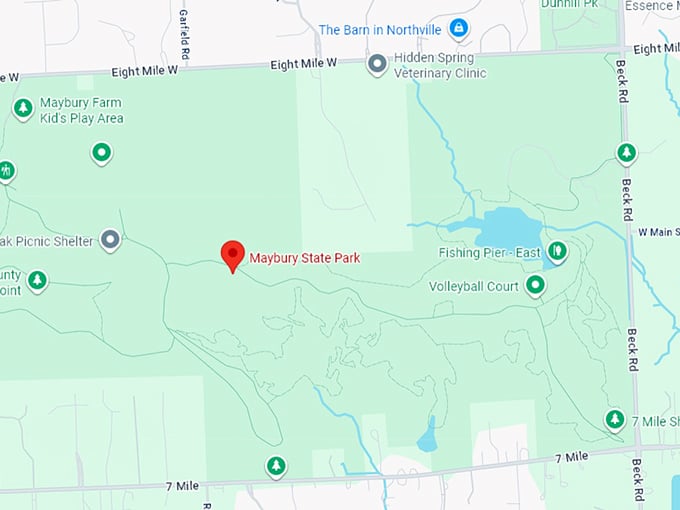 16. maybury state park map